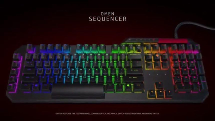 HP Omen Sequencer Optical-Mechanical Gaming Keyboard NEW Original ...
