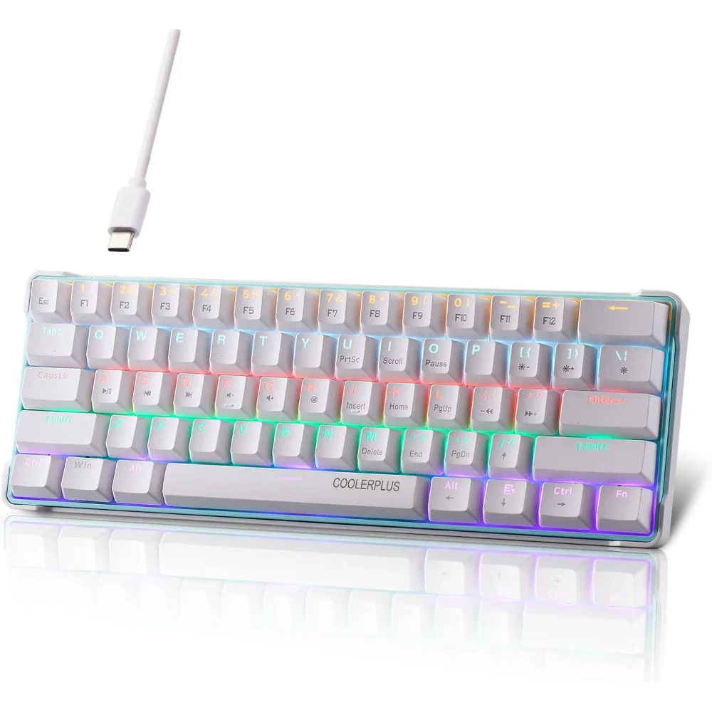 COOLER PLUS MECHANICAL GAMING 60% KEYBOARD WITH BLUE SWITCHES - Hassan ...